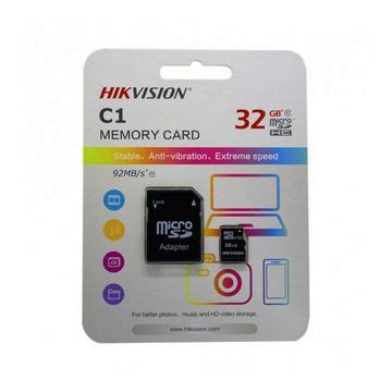 Cartão de Memória Hikvision 32 GB Micro SDHC Classe 10 Adaptador