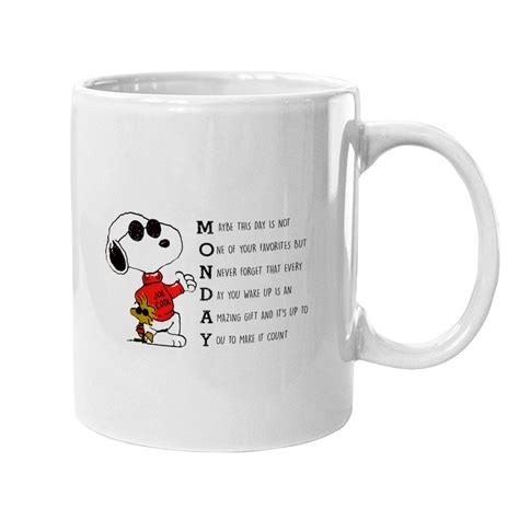 Monday Mugs Snoopy Lover Snoopy Mugs