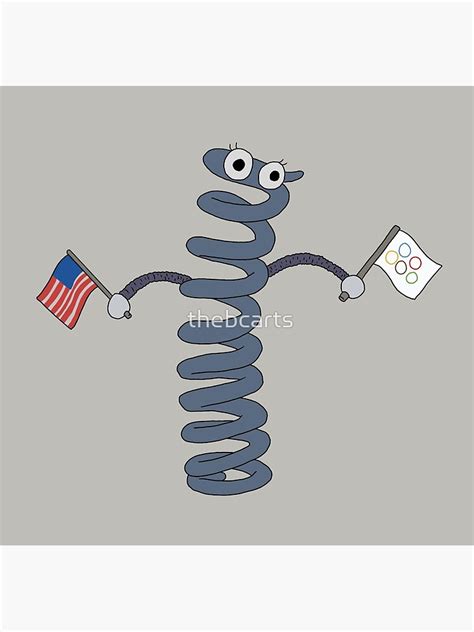 The Simpsons Olympic Mascot Springy Photographic Print For Sale By