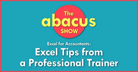 Excel For Accountants Professional Trainer Shares His Best Tips