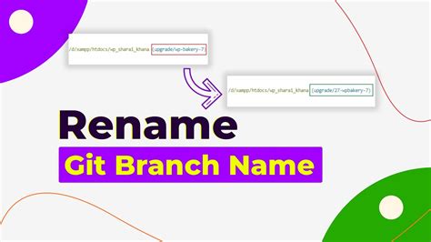 Rename Git Branch Name Git Troubleshooting YouTube
