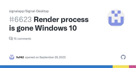 Render Process Is Gone Windows 10 · Issue 6623 · Signalappsignal