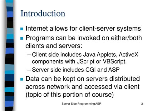 server side programming database integration ppt download