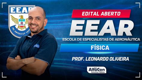 Concurso EEAR 2024 Aula de Física Edital Aberto AlfaCon AlfaCon