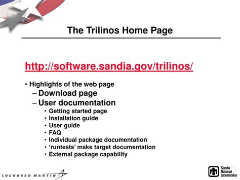 Ppt Trilinos Getting Started With Trilinos Powerpoint