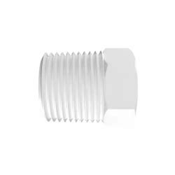 18 Npt Black Nylon Threaded Plug Us Plastic Corp