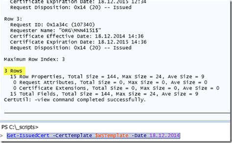 Theres A Script For That How To Cleanup Expired Certificates From A Microsoft Ca With