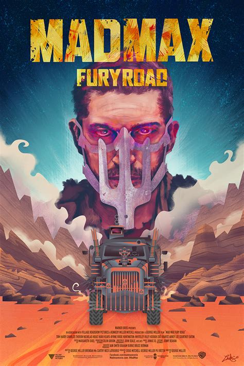 Mad Max â€ â€œfury Roadâ€ â€ Alternative Poster Poster By Ladislas