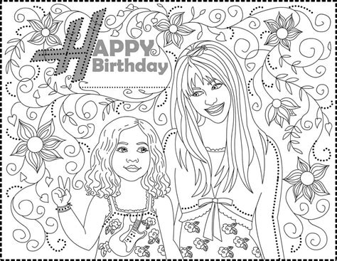 Hannah Montana Image Coloring Page Download Print Or Color Online