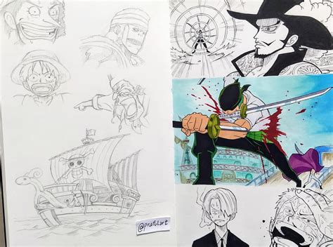 Trying To Learn Odas Art Style Onepiece