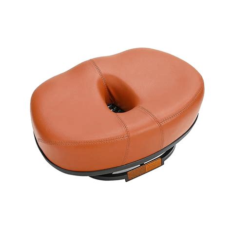 Noseless Bicycle Saddle Wide Soft Bike Saddle Pu Replacement Bike Seat