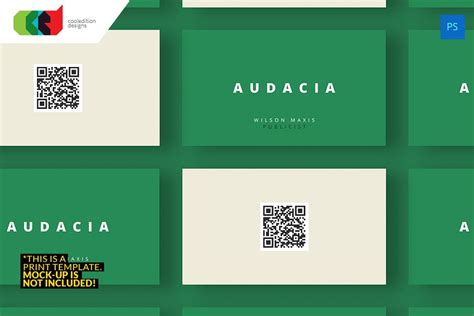Qr Minimal Business Card