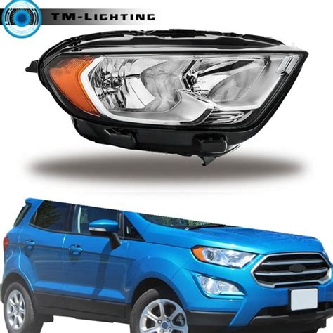 Right Side Halogen Headlight Headlamp Wo Projector For 2018 2022 Ford