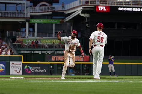 Photos Cincinnati Reds Prospect Rece Hinds Dazzles In Mlb Debut