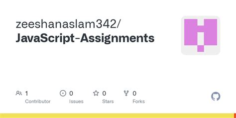 Github Zeeshanaslam342javascript Assignments
