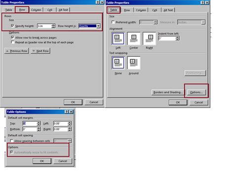 Table Row Height Exactly Resets Itself To At Least In Word Microsoft Community