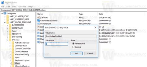 Disable Offline Maps Auto Update In Windows 10