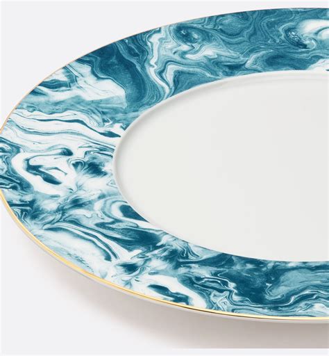 디너 접시 La Vague 블루 Dior