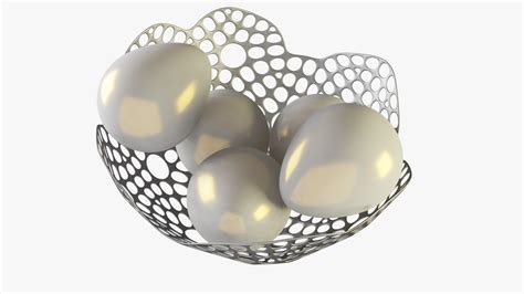 Parametric Shiny Eggs Basket 3d Model Turbosquid 2212002