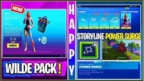 New Fortnite Wilde Starter Pack Release Power Surge Soon Fake Live