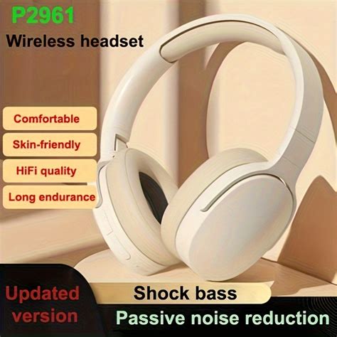 P2961 Over Ear Bluetooth 53 Hifi Stereo Sports Headphone Com Tfaux Hd