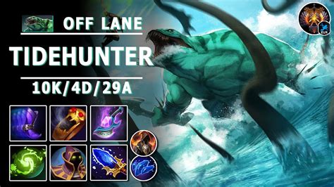 Tidehunter Off Lane 7 30b Super Solid Offlaner Dota 2 Immortal Gameplay YouTube