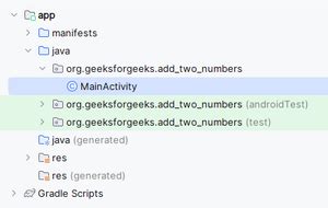 Add Two Numbers In Android Kotlin Geeksforgeeks