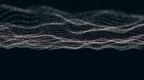 Digital Particle Wave And Light Abstract Background Stock Video At Vecteezy