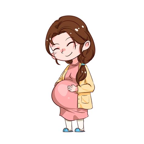 孕妇 卡通 人物