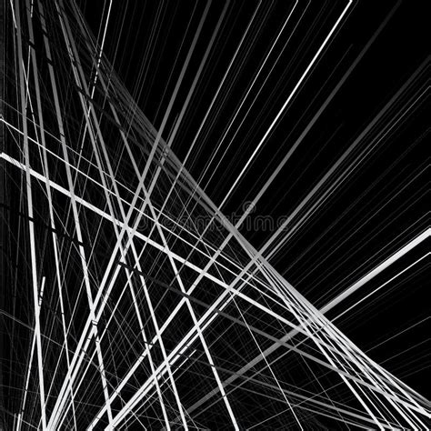 Random Chaotic Lines Abstract Geometric Pattern Stock Vector Illustration Of Deform Form