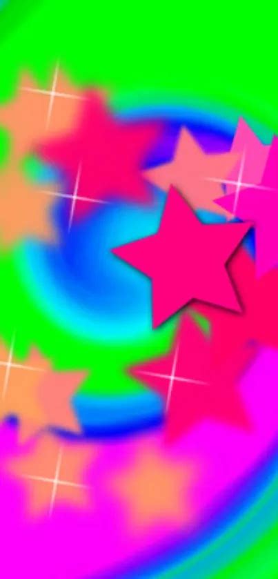 Vibrant Starry Swirl Wallpaper Free Download