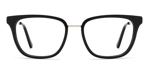 Nicka Square Black Glasses For Men Women Lensmart