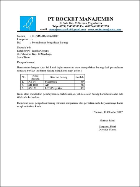 Contoh Surat Permohonan Pembayaran Proyek 100 Surat Permohonan
