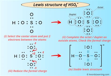 Lewis Structure Of Hso4 With 6 Simple Steps To Draw