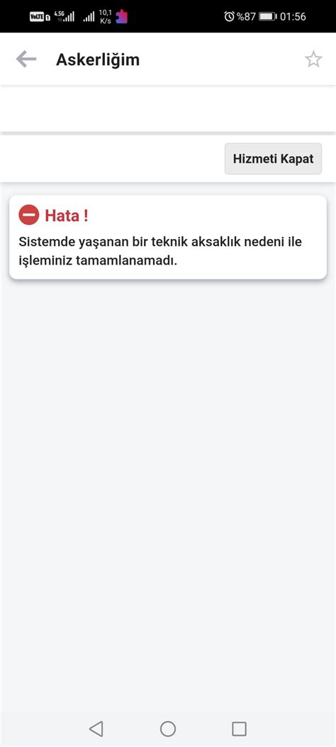 E Devlet Turkiye Gov Tr Askerlik Durum Belgesi Sistem Problemi