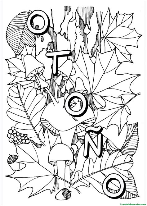 Dibujo De Otoño Web Del Maestro