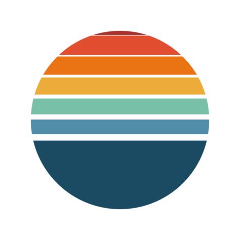 Round Rainbow Button 25063237 Png