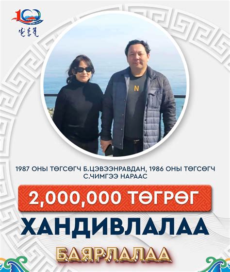 Увсчууд 💯👏🇲🇳1986 оны төгсөгч С Чимгээ 1987 оны төгсөгч Б Цэвээнравдан нараас Увс аймгийн 100