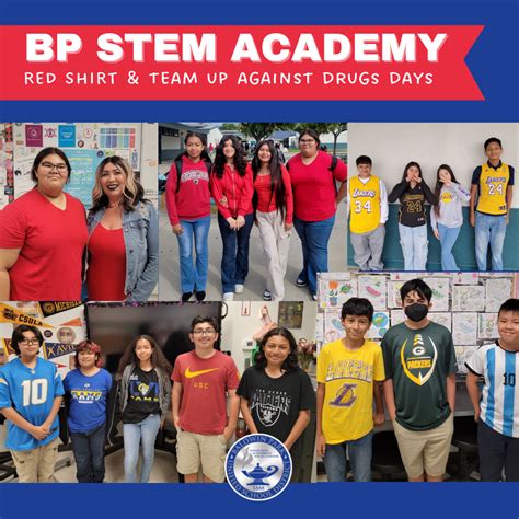 Bpusd Schools Celebrate Red Ribbon Week With Engaging Spirit Days