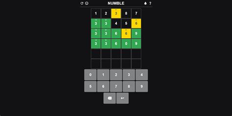 github ardaltunel numble wordle as a popular game with numbers