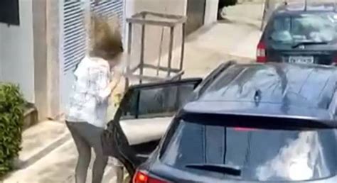Vídeo Mulher é Baleada Em Tentativa De Roubo A Carro De Luxo Na Grande