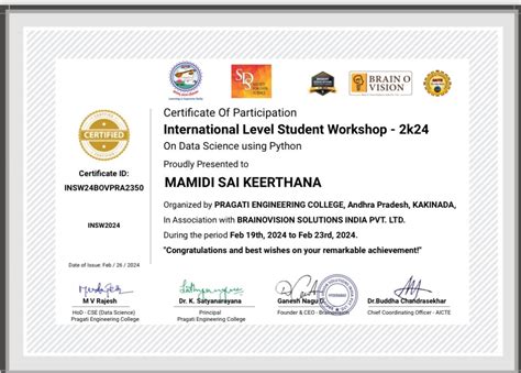 Sai Keerthana Posted On Linkedin