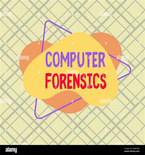 Conceptual Hand Writing Showing Computer Forensics Concept Meaning The Investigative Analysis