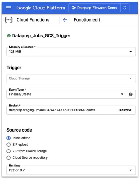 How To Automate A Cloud Dataprep Pipeline When A File Arrives Alteryx