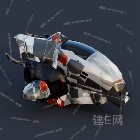 科幻宇宙战舰飞船模型su模型下载 Id112873950 建e网su模型