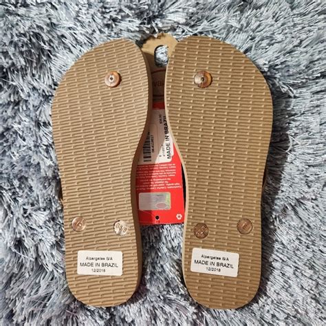 Havaianas Shoes Havaianas Rose Gold Swarovski Crystal Flip Flops