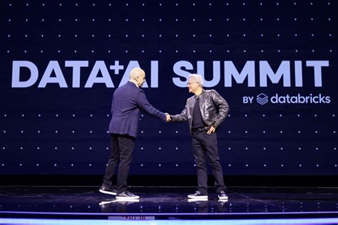 Every Companys Data Is Their ‘gold Mine Nvidia Ceo Says At Databricks Data Ai Summit