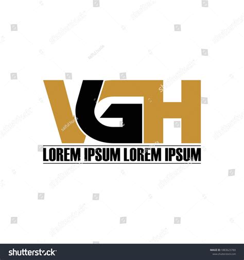 Vgh Letter Monogram Logo Design Vector Stock Vector Royalty Free