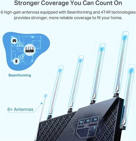 TP Link AX5400 WiFi 6 Router Archer AX73 Dual Band Gigabit Wireless