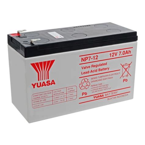 Jual Aki Baterai Kering MF Battery Yuasa 12v 12v7ah 7 Ampere UPS Kota Malang MOBIL AKI